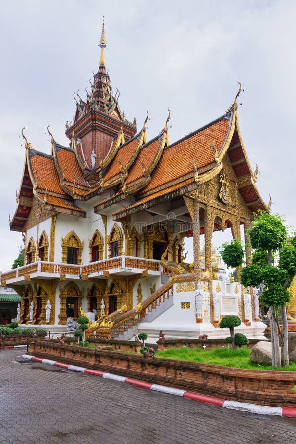 Wat Buppharam in Thailand stock photo. Image of buddhism - 143280892