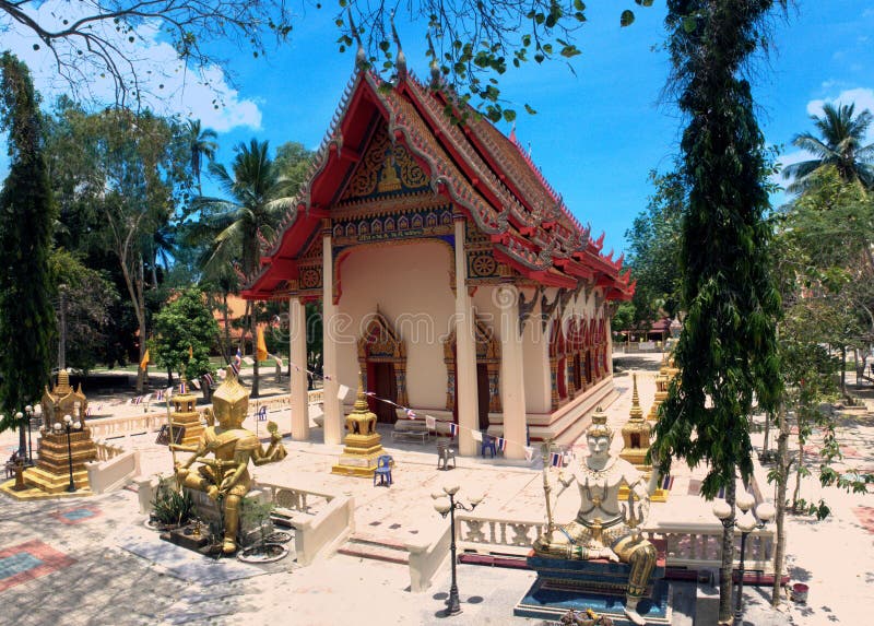Wat Chaeng, Naton Temple, Koh Samui, Thailand Stock Image - Image of ...