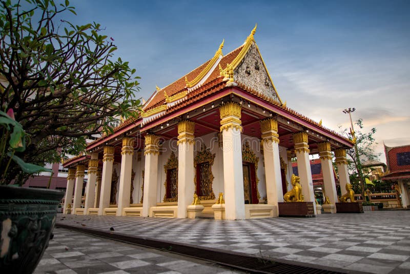 Wat Dan Samrong,Ancient and Beautiful Temple, in Samut Prakan,Thailand ...