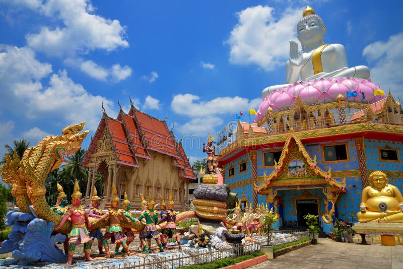 Estatua En Wat Hua Thanon Temple Imagen editorial - Imagen de sombrero ...