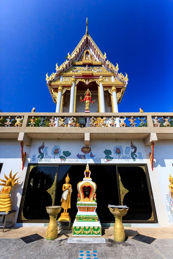 Wat Khao Rang Temple at Sunny Morning. Phuket. Thailand Stock Image ...