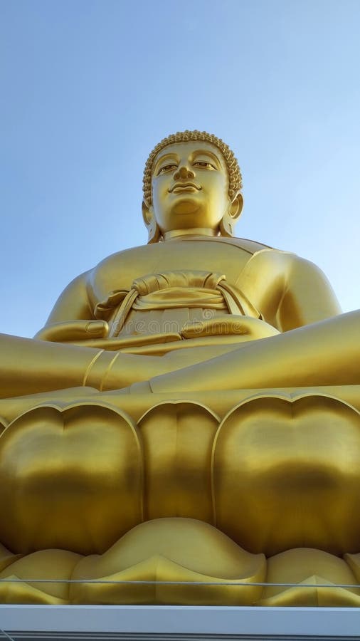 Wat Paknam Budda Temple Bangkok Stock Photo - Image of budda, temple ...