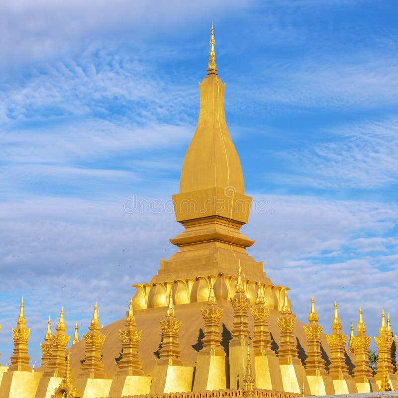 Wat Pha that Luang, Vientiane Stock Photo - Image of faith, luang: 89709794