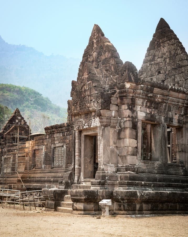 Wat Phou temple in Laos stock photo. Image of religious - 290736420