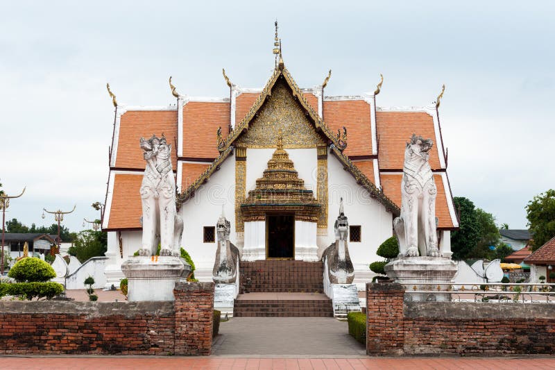 Wat Phumin stock image. Image of architecture, destinations - 65778139