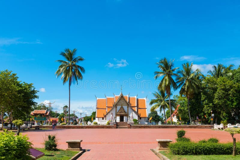 Wat Phumin is an Old and Famous Temple in Nan Stock Photo - Image of ...