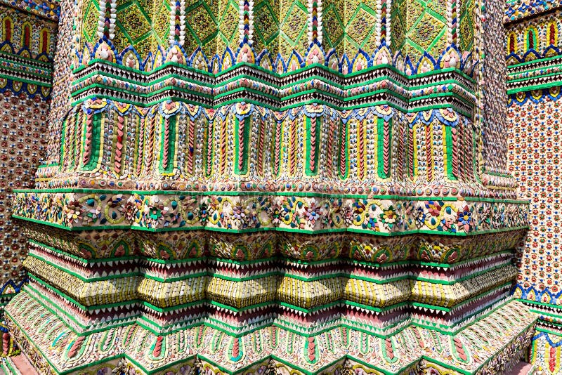 Wat Po Temple stock image. Image of ancient, buddhist - 39043811