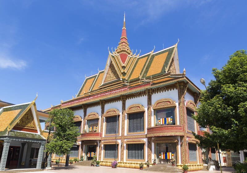 Wat Preah Prom Rath in Siem Reap Stock Photo - Image of sacred ...