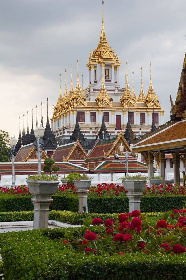 Wat Ratcha Nadda stock photo. Image of praying, culture - 69156224