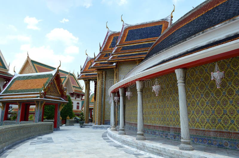 Wat Ratchabophit stock photo. Image of temple, monastery - 55338678