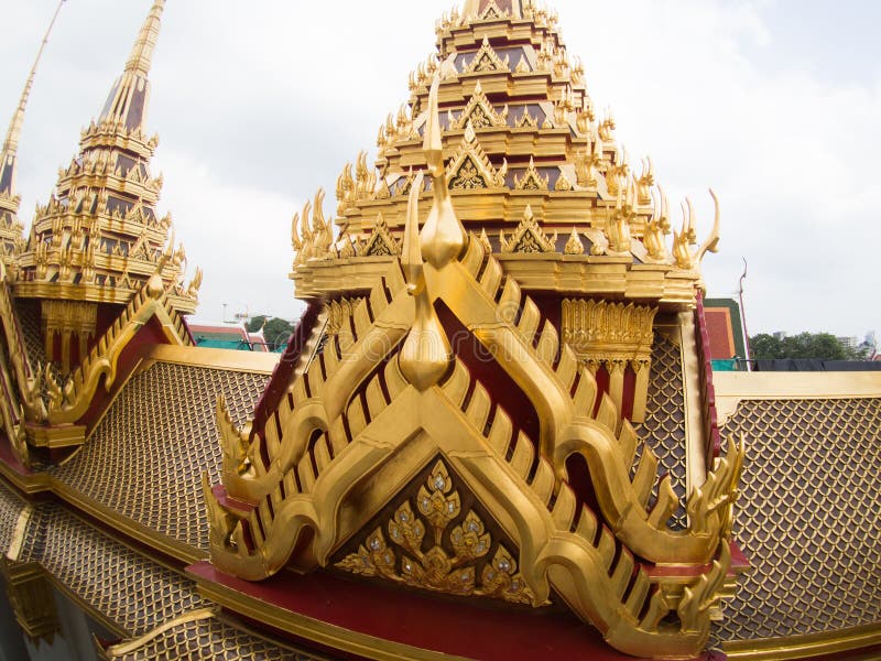 Wat Ratchanadda, Loha Prasat, Traditional Thai Stock Image - Image of ...