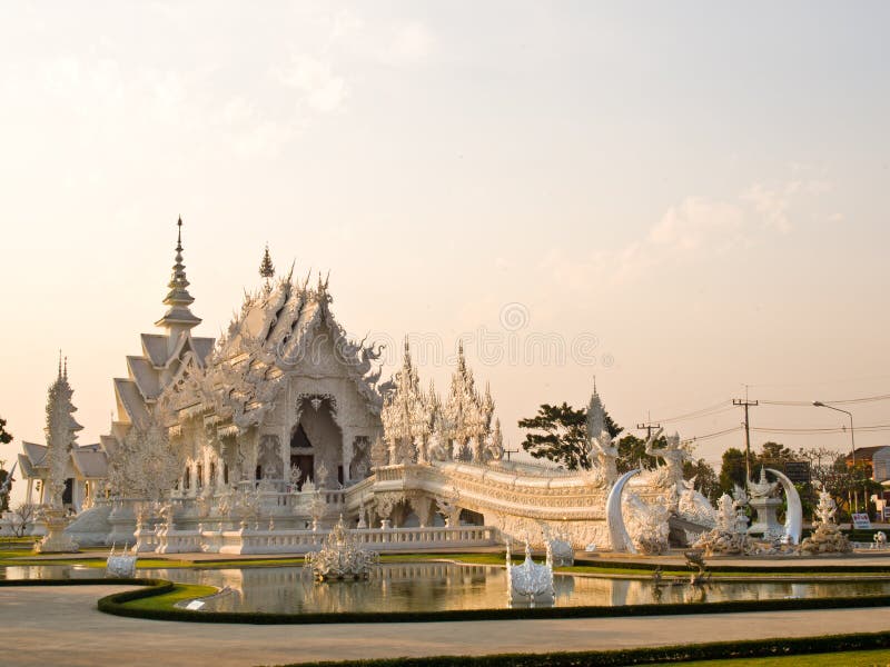 Wat Rong Khun in Chiang Rai, Thailand Stock Image - Image of fine ...