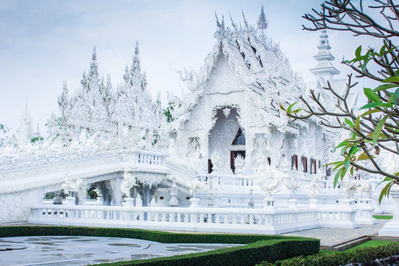 Wat Rong Khun stock image. Image of chiangrai, travel - 78379081