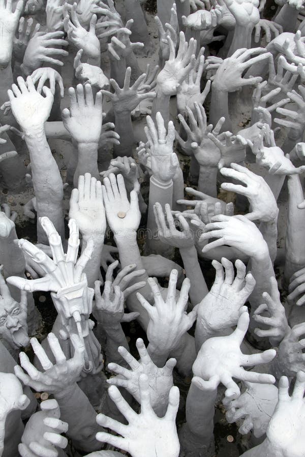 Hands from Hell stock image. Image of charity, chiang - 23121173