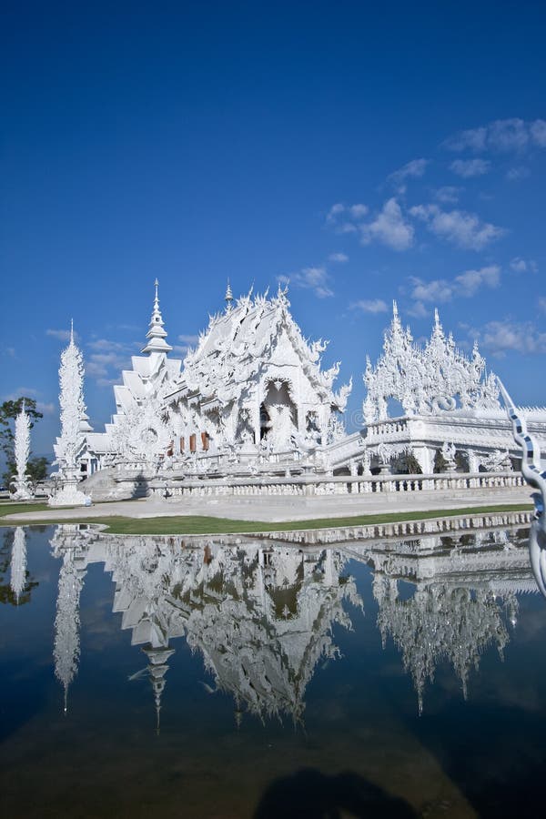 Wat rong khun in thailand stock photo. Image of saffron - 24259896