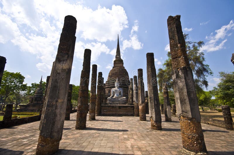 Ancient Siam Buddha stock image. Image of north, ruins - 23979057