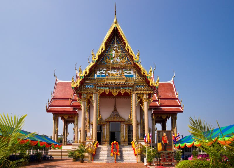 Wat Sagae stock image. Image of ratchasima, gold, thailand - 17291475
