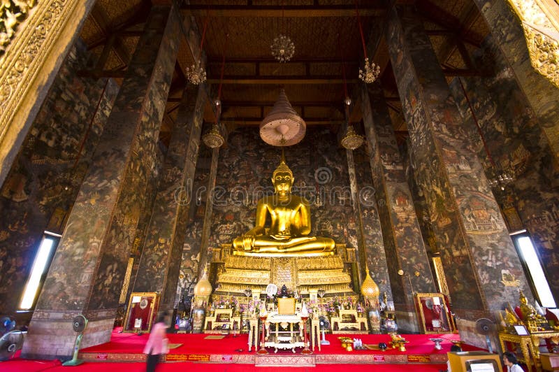 Wat Suthat stock image. Image of thailand, bangkok, thai - 19911517