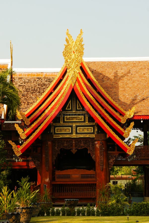 Wat Thai stock image. Image of five, holy, snake, thai - 57645703