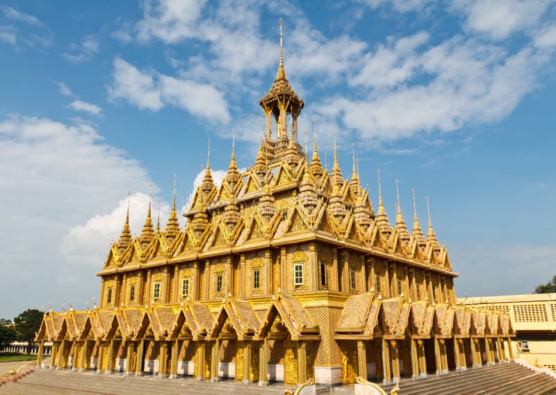 Wat thasung stock photo. Image of architecture, kingdom - 17545836