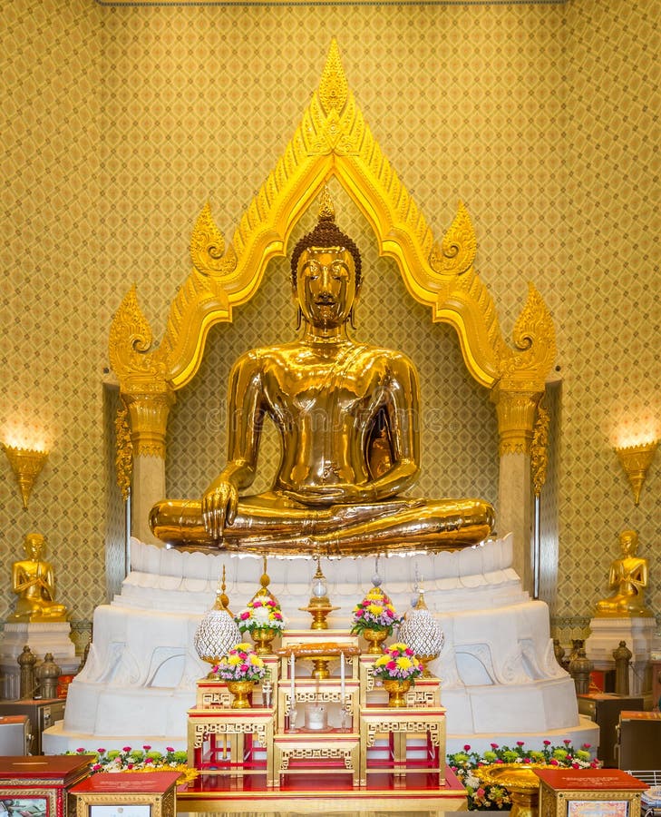Wat Traimit (templo De Buda De Oro) Foto de archivo - Imagen de hermoso ...