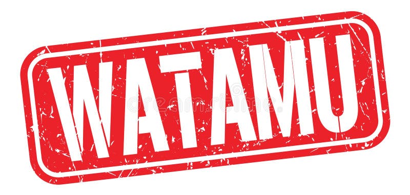 WATAMU Text Written on Red Stamp Sign Stock Illustration - Illustration ... WATAMU Text Written on Red Stamp Sign Stock Illustration - Illustration ...