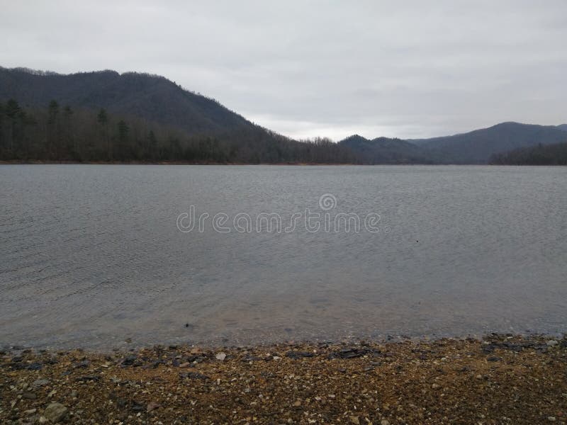 Watauga Lake shore stock image. Image of lake, appalachian - 105969641