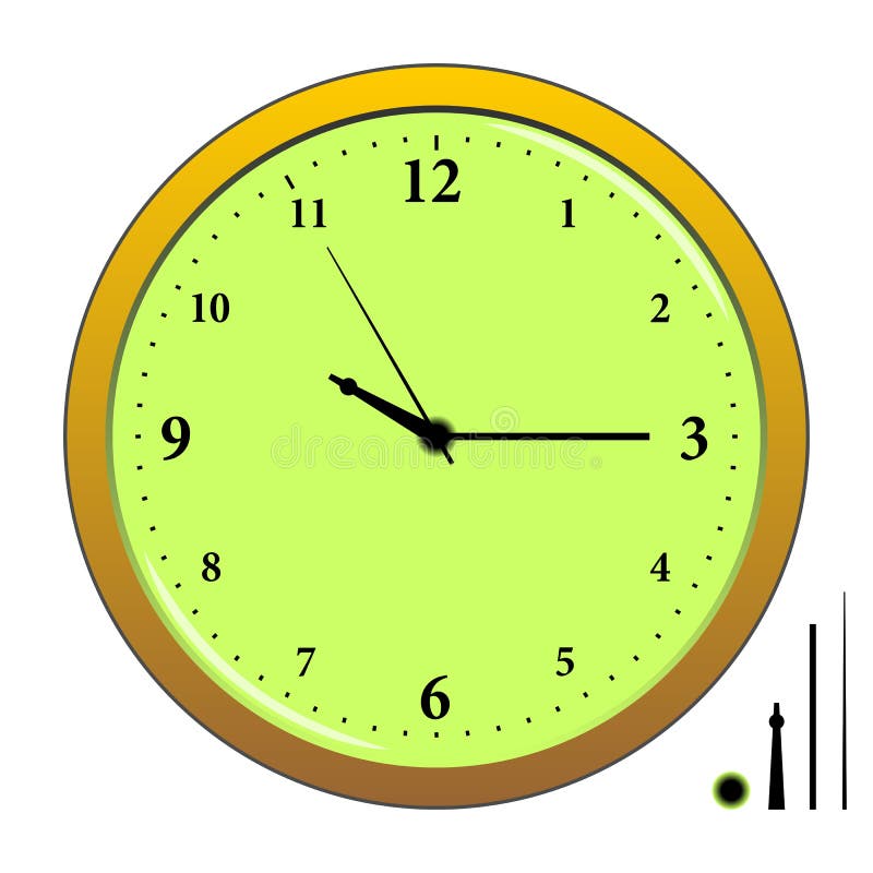 Watch stock vector. Illustration of contemporary, machine - 14045341