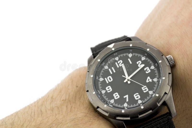 Watch stock photo. Image of examining, wrist, human, waiting - 25298620