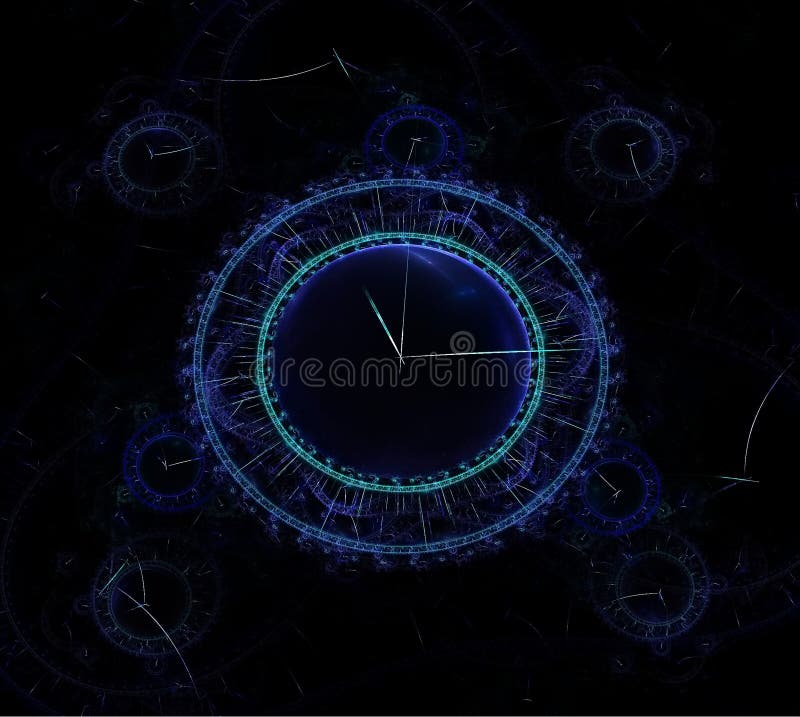 Magic clock stock illustration. Illustration of magical - 7210701