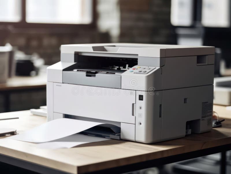 A Laser Printer Printing Out a Crisp Professional-quality Document ...