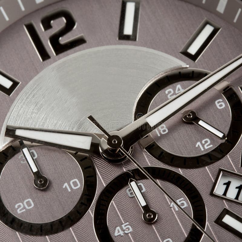 Time dial watch stock photo. Image of technology, chrome - 19909886