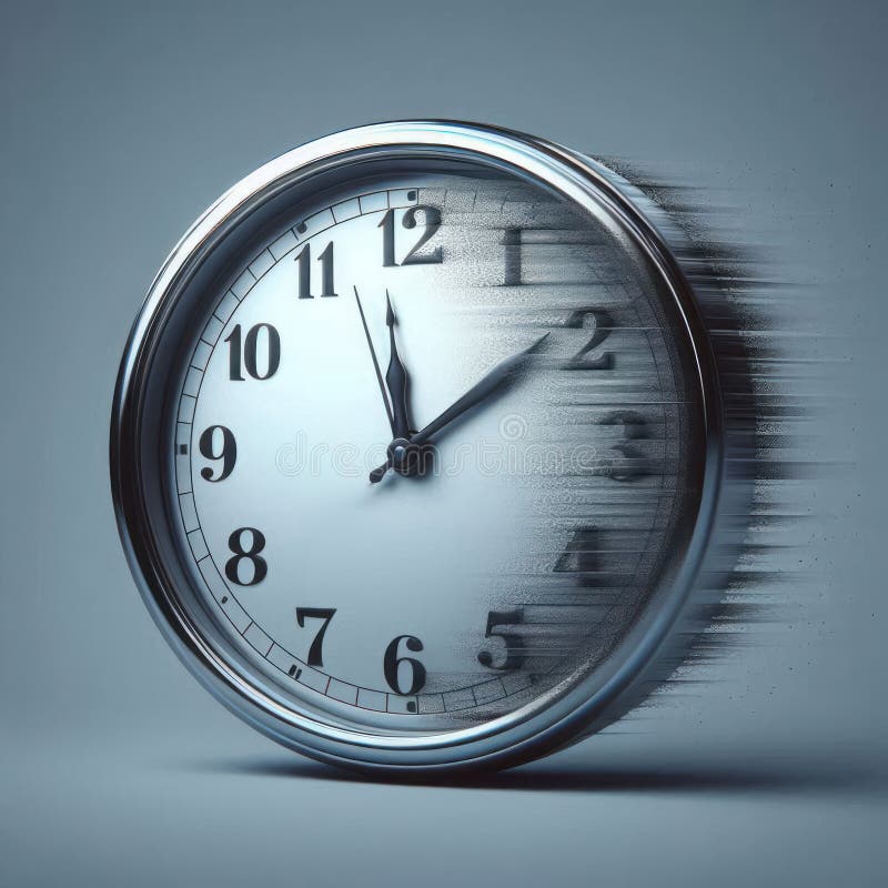 A Watch with a Blurred Time Dial. Stock Image - Image of creative ...