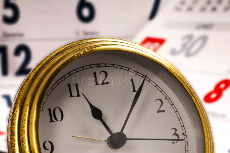 Watch on calendar stock image. Image of hands, dial, gold - 51501435