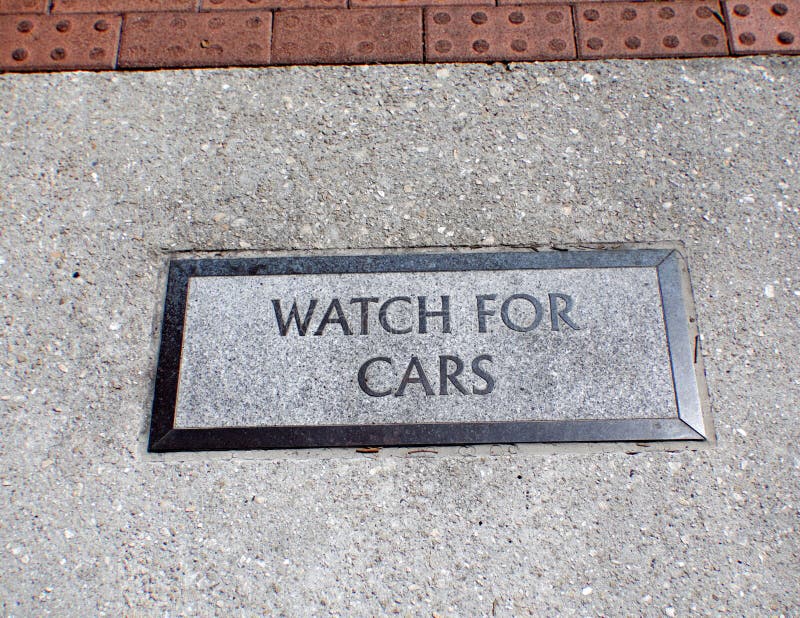 Watch for Cars stock photo. Image of pedestrian, cars - 19376582