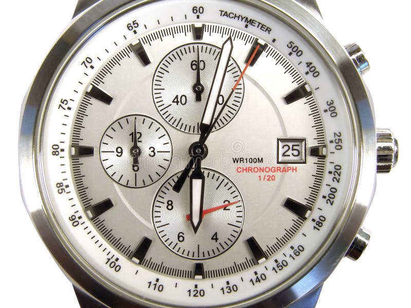 Watch clock stock image. Image of silver, hours, minute - 3175695