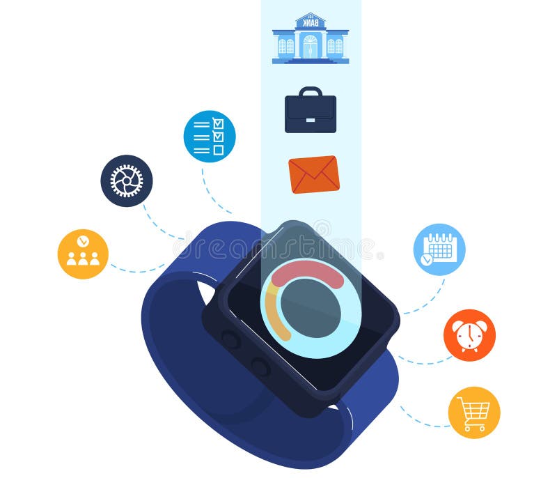 Watch Clock Smart, Technology Modern, Wearable Screen Mobile ...