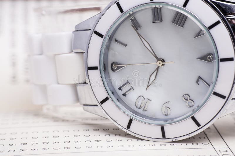 Watch Closeup stock photo. Image of chrome, accessory - 85752452