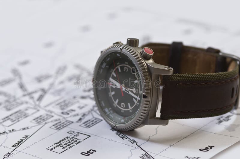 Compass On The Map Picture. Image: 966140