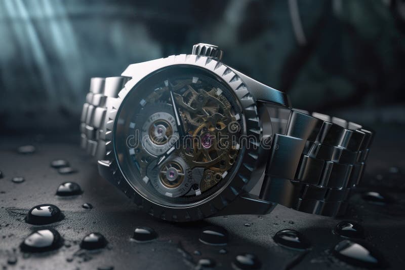 Watch Gears Concept. AI Generated Stock Illustration - Illustration of ...