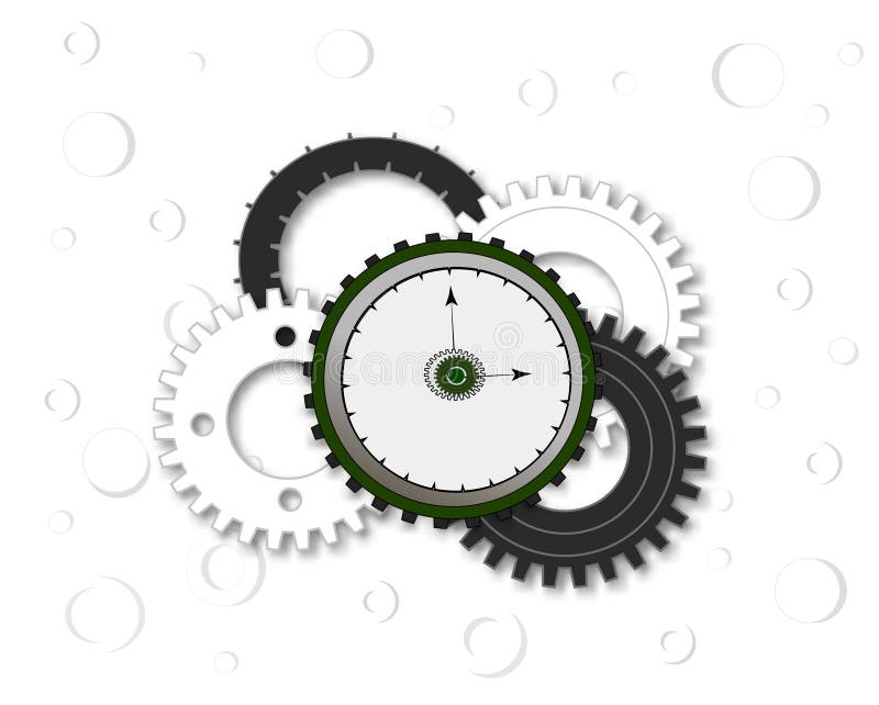 Watch gears stock vector. Illustration of gear, clockwork - 28176665