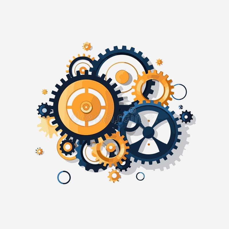 Watch gears stock vector. Illustration of gear, clockwork - 28176665