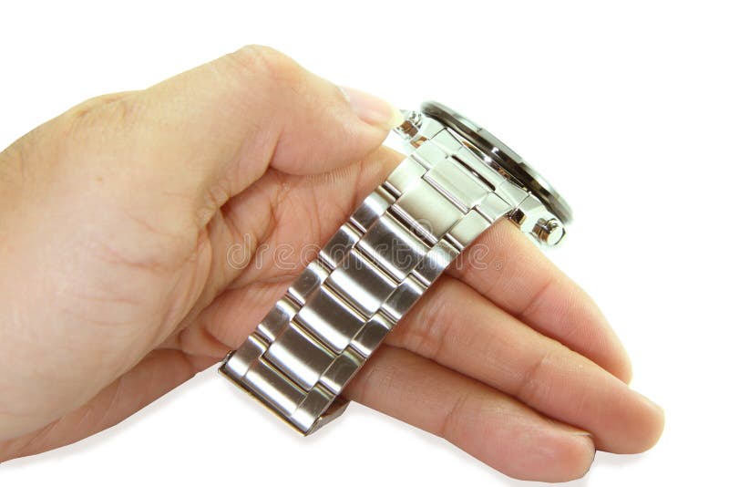 Remove The Watch From Wrist Stock Photo - Image of background, style ...