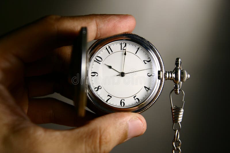 Watch in Hand stock image. Image of holding, hand, seconds - 33492989
