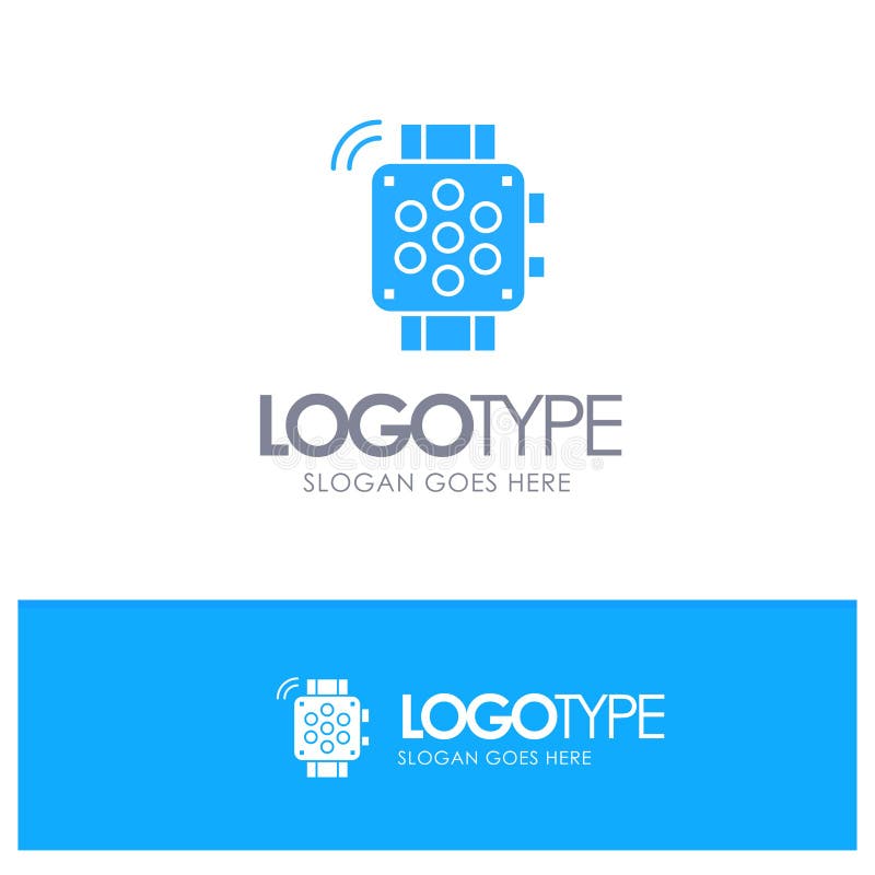 Watch, Hand Watch, Timer, Education Blue Logo Vector Stock Vector ...