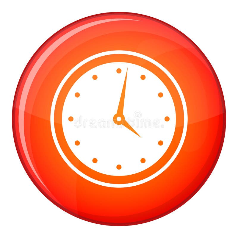 Watch icon, flat style stock vector. Illustration of chronometer - 82759908