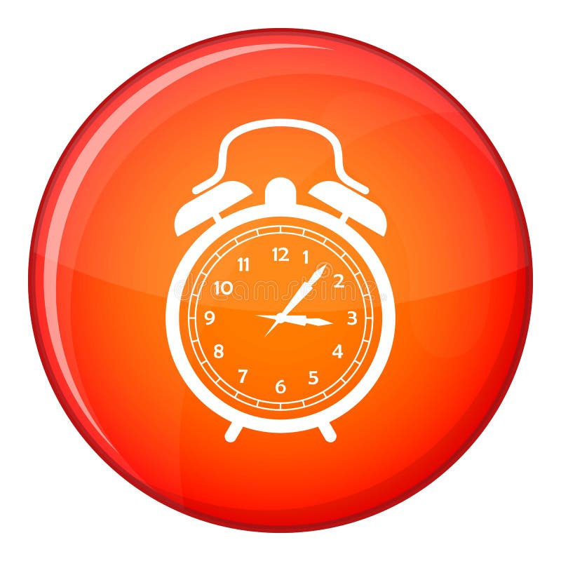 Watch icon, flat style stock vector. Illustration of chronometer - 82760052