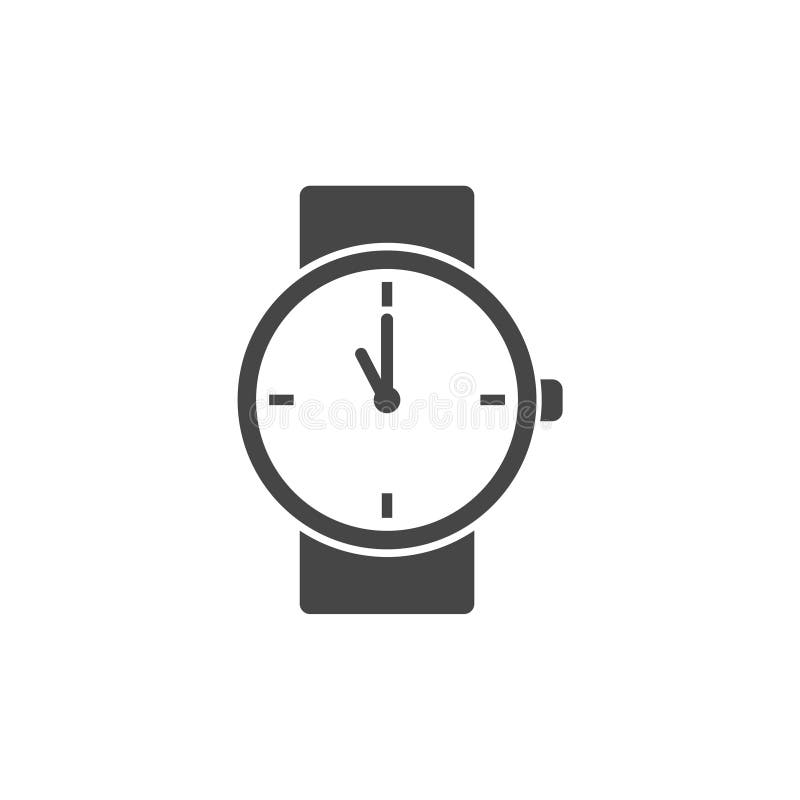 Watch icon stock vector. Illustration of design, morning - 96212872