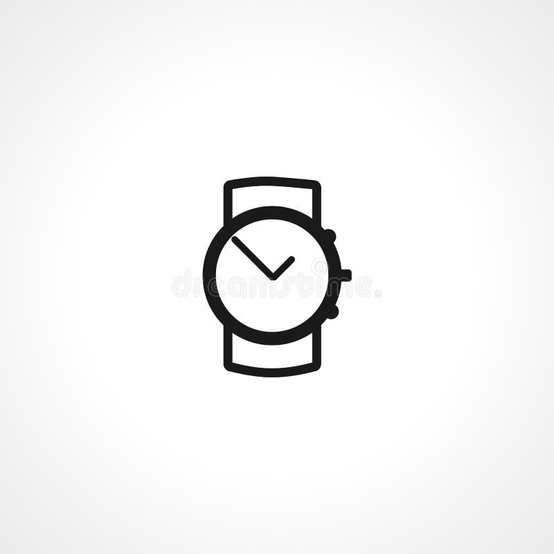 Watch Icon. Watch Vector Icon. Watch Isolated Icon Stock Illustration ...