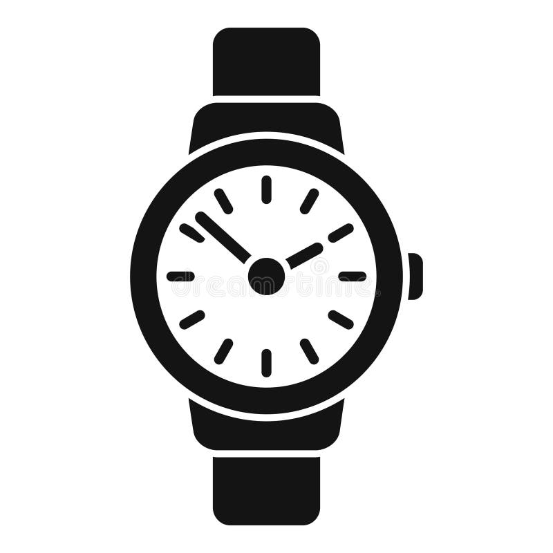 Watch Icon Simple . Work Project Stock Illustration - Illustration of ...